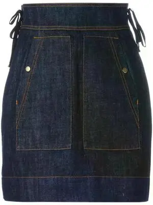 Kenzo High-waisted Denim Skirt