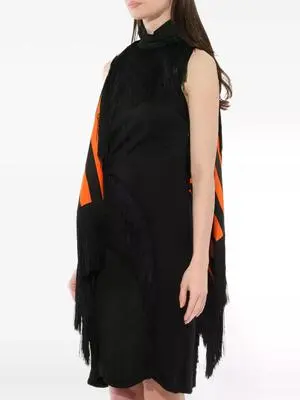 Givenchy Fringed Trim Fitted Dress