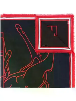 Givenchy Bambi Print Scarf - Black