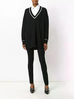 Givenchy Silk-blend Skinny Trousers