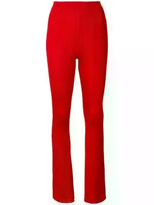 Givenchy Ribbed Knit Flared Trousers