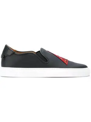 Givenchy Illuminati Embroidered Slip-on Sneakers