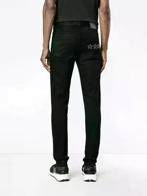 Givenchy Star Embroidered Skinny Jeans