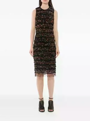 Givenchy Ruffle-textured Midi Dress