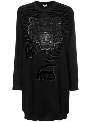 Kenzo Tiger Motif Jumper Dress