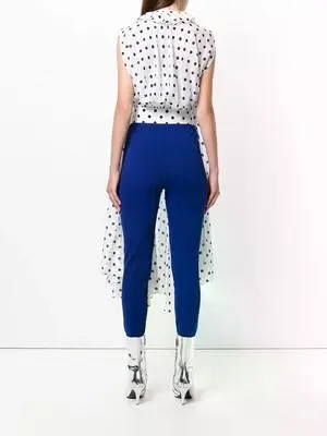 Balenciaga Trompe L'oeil Frill Top