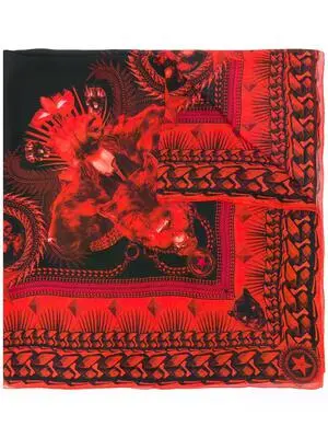 Givenchy Patterned Scarf - Red