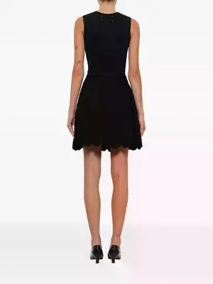 Alexander McQueen Scalloped Hem Mini Skirt
