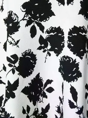 Alexander McQueen Floral A-line Skirt