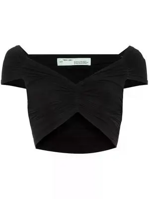 Off-white Frill Blouses