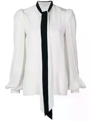Givenchy Lavalliere Collar Blouse