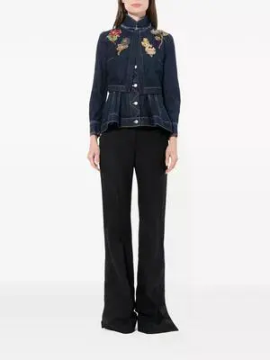 Alexander McQueen Embroidered Peplum Jacket