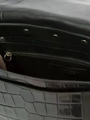 JW Anderson Crocodile Leather Shoulder Bag
