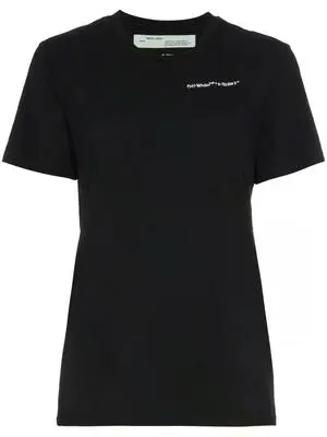 Off-white Round Neck T-shirts For Women