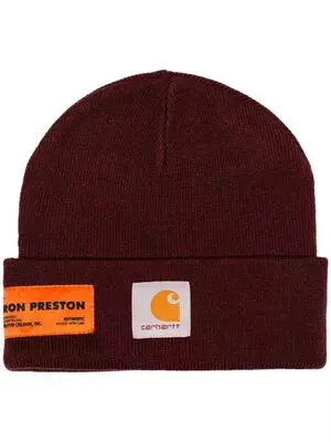 Heron Preston X Carhartt Logo Beanie - Red