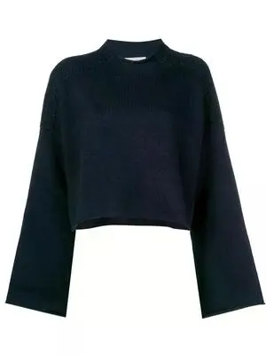 JW Anderson Navy Cable Detail Jumper
