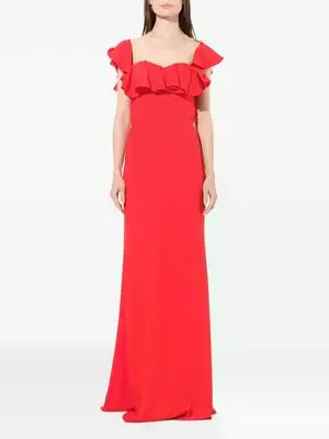 Alexander McQueen Silk Evening Dress