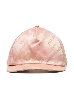 Off-White Logo Print Baseball Cap - Neutrals