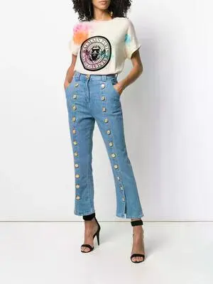 Balmain Tie-dye Medallion T-shirt