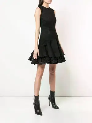 Alexander McQueen Fit And Flare Short Dress