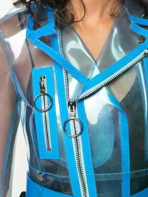 Off-White Transparent Biker Jacket