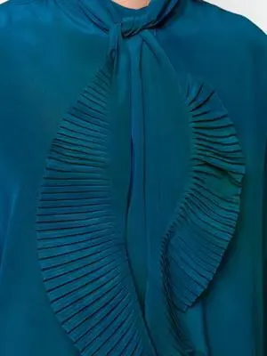 Givenchy Pleated Scarf Shirt Dress