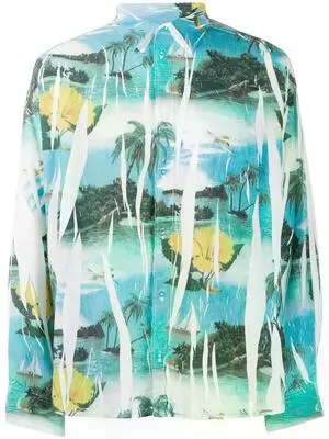 DOUBLET Tropical Print Shirt