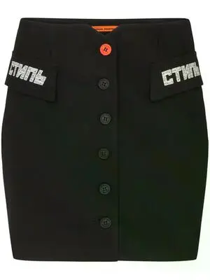 Heron Preston Fitted Mini Skirt