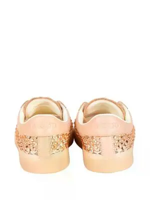 BACK 70 Embellished Leather Sneakers