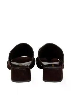 LUCA GROSSI Fringed Suede Sandals
