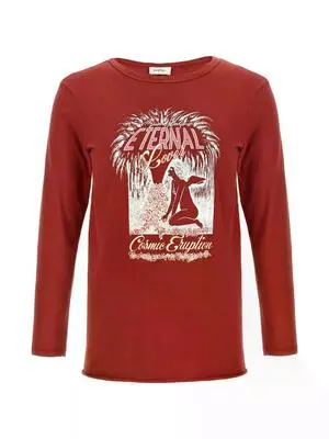 SECOND / LAYER Eternal Lover Graphic-print T-shirt - Red