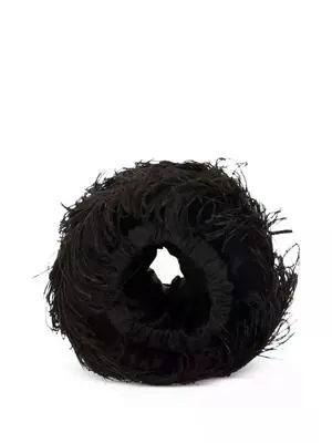 Vintage Feather-trim Elasticated Cuffs