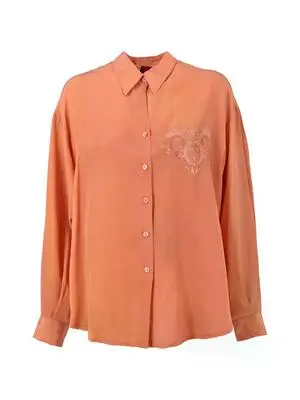 MONDRAIN Embroidered Shirt - Orange