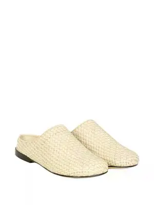 JVAM Woven Mules - Neutrals