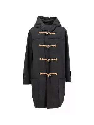 Polo Ralph Lauren Hooded Toggle-fastening Long Coat - Grey