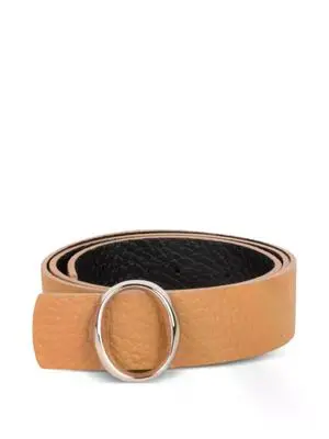 Orciani Grainy Reversible Belt - Neutrals
