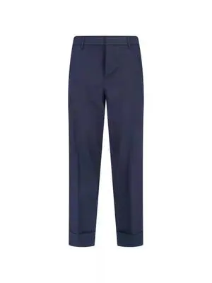 CRUNA Bergen Wool Twill Trousers - Blue