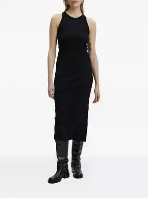 GESTUZ Ribbed Knit Maxi Dress