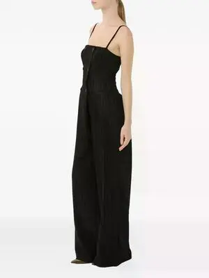 GESTUZ Gzjoelle Pinstripe Double-breasted Jumpsuit