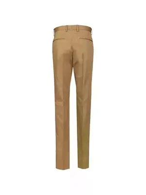 Tagliatore Pressed Crease Flap-pocket Trousers
