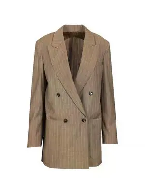 Max Mara Pinstripe Double-breasted Blazer