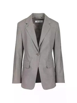 Max Mara Single-breasted Virgin Wool Blazer