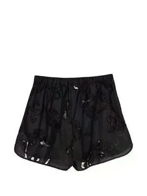 SEMICOUTURE Embroidered Poplin Shorts