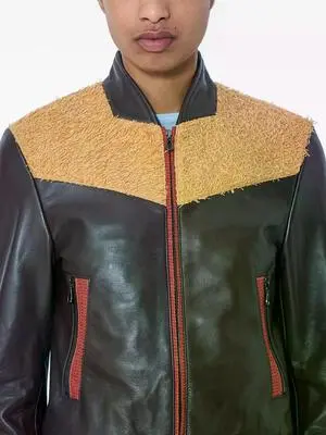 KIKO KOSTADINOV Zip-up Leather Jacket