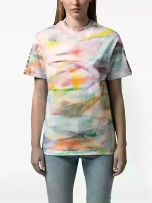 GALLERY DEPT. French Logo Collector Aop T-shirt - Blue