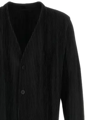 Issey Miyake Pleated V-neck Jacket