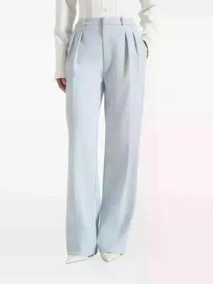 Manière De Voir Julie Tailored Twin Pleat Trousers - Blue