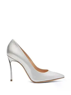 Casadei Samurai Blade Pointed-toe Pumps - Silver