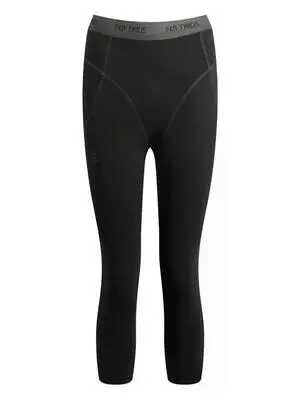 On Seam-detail Leggings - Black