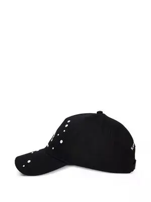 Karl Lagerfeld Faux-pearl Embellished Baseball Cap